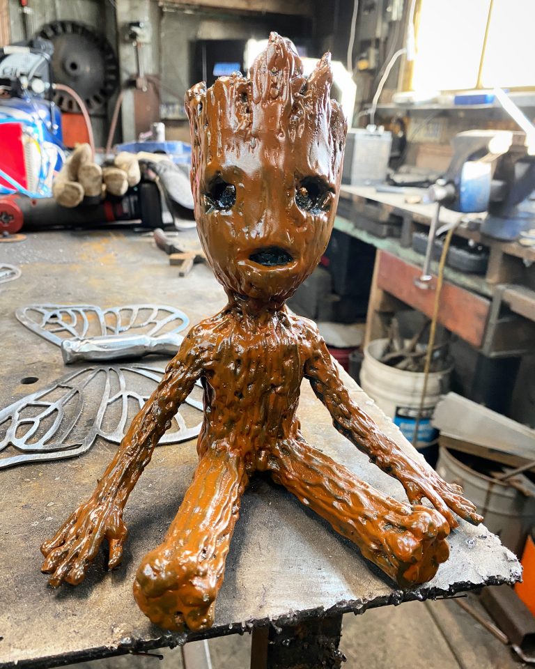 Small Metal Sculpture - Rob Jung's Metal Art